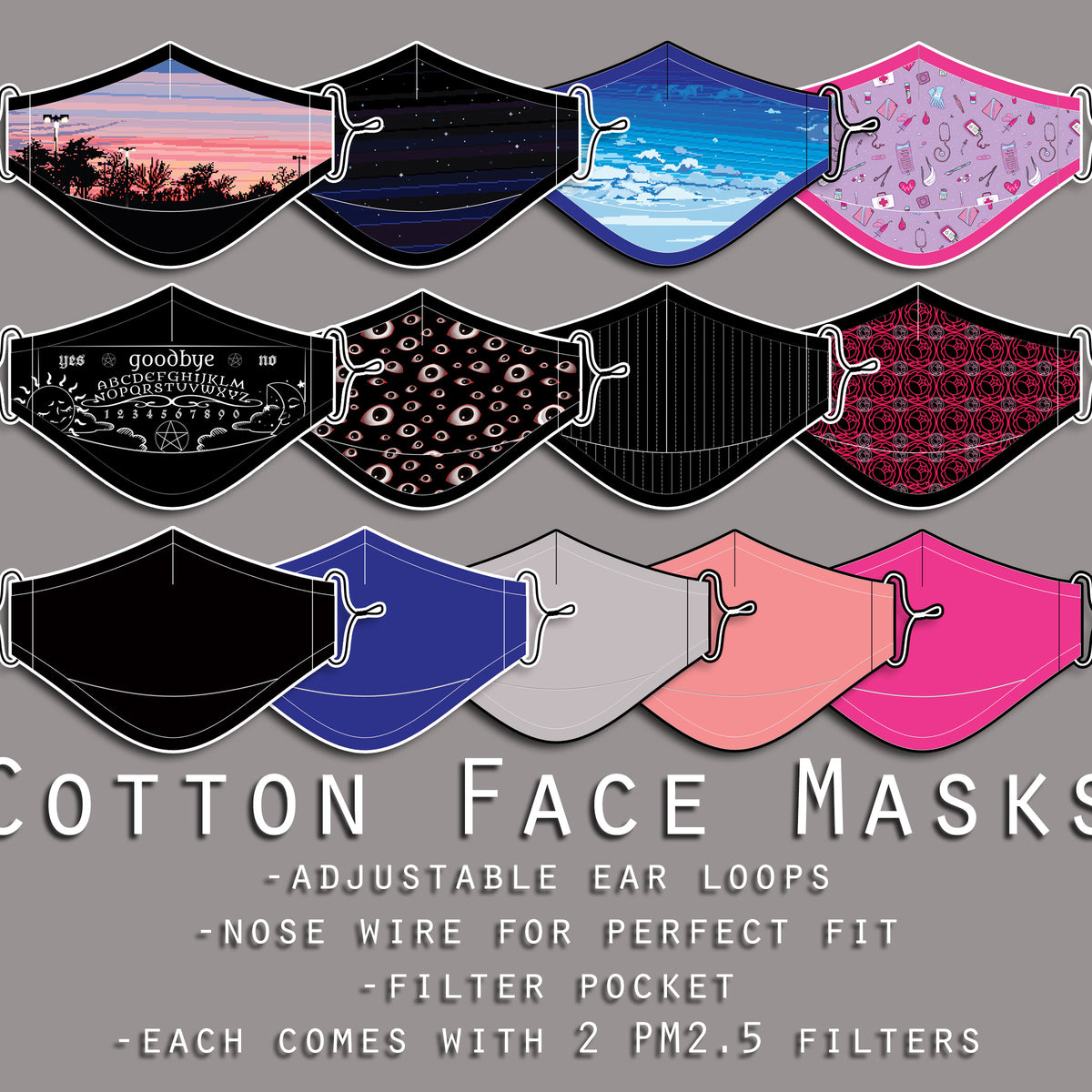 Face Masks – Witch Vamp