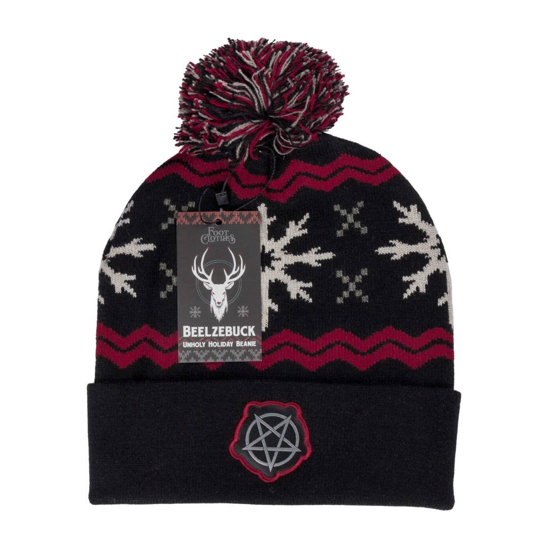 Unholy Beelzebuck Pompom Beanie – Witch Vamp