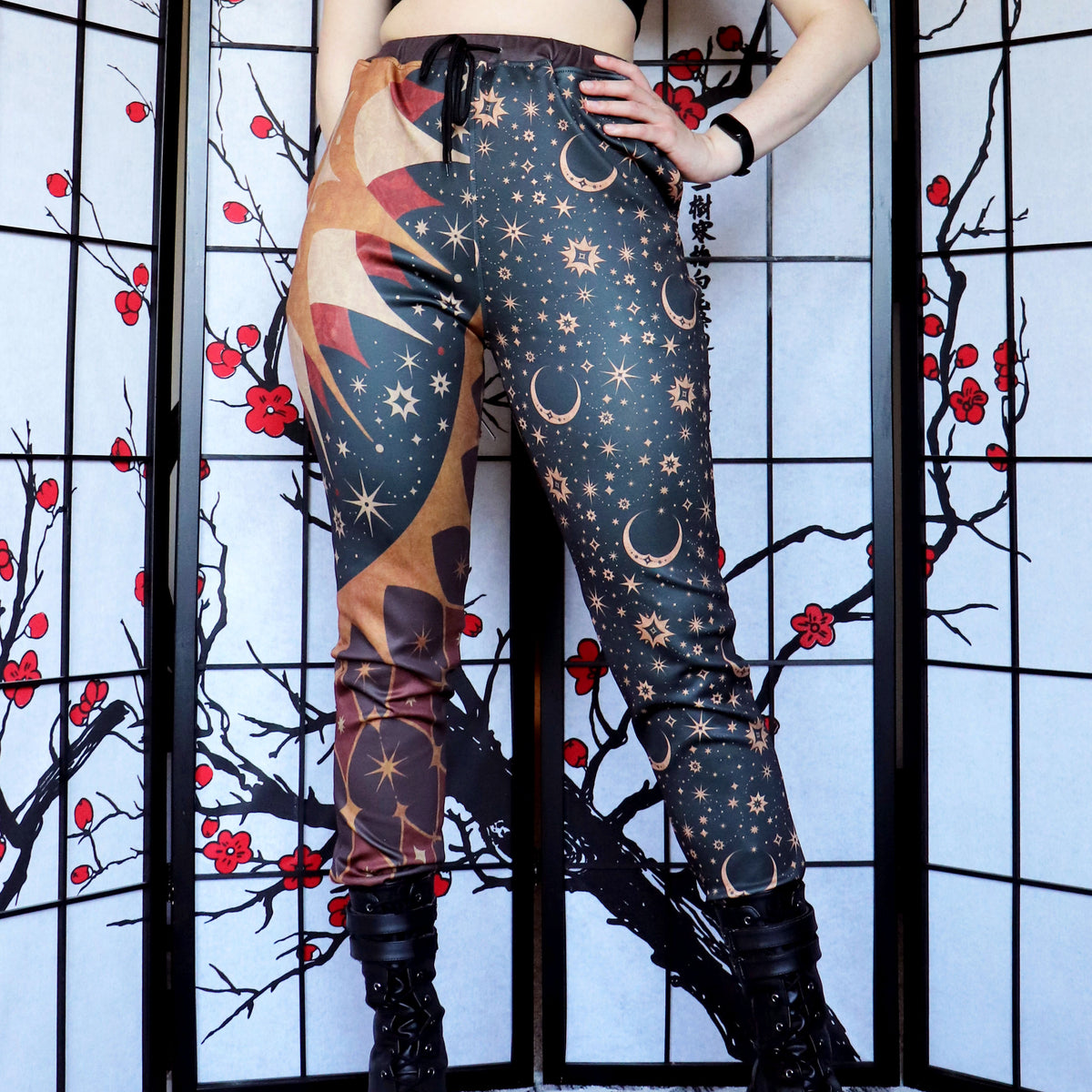 Sun and Moon Jester Jogger Pants – Witch Vamp