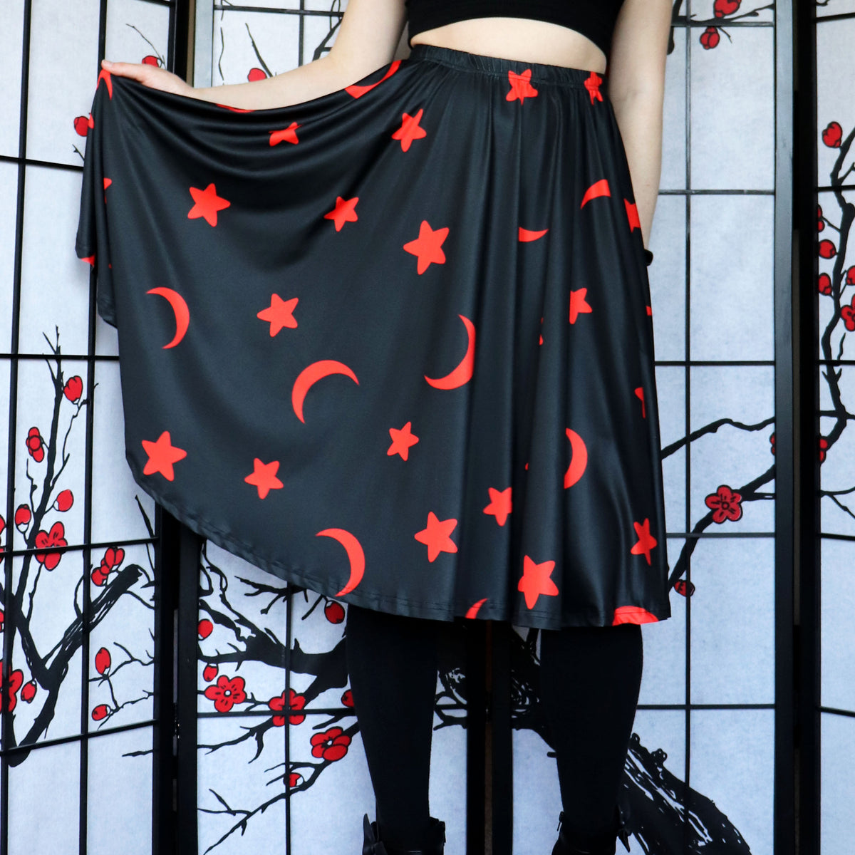 Sorcerer Midi Skirt With Pockets – Witch Vamp