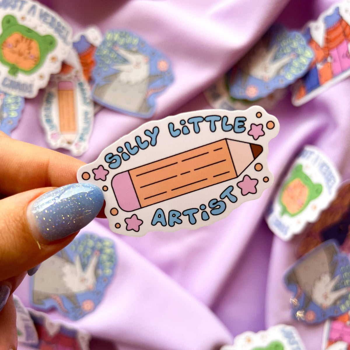 Silly Little Artist Sticker – Witch Vamp